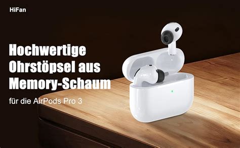 Memory Foam Ohrstöpsel Für Airpods Pro 3 Geräuschisolierende Ersatz