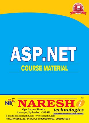 Asp Net Course Material Course Best Online Asp Net Course Material Institute Hyderabad India