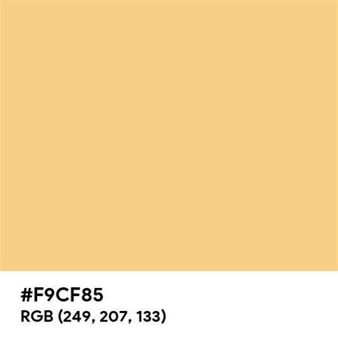 F9cf85 Color Name Is Topaz