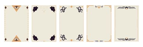 천상의 난해한 보헤미안 프레임 테두리 타로 카드 마법의 눈 소용돌이 구름 마법의 뱀 및 천체 요소가 있는 장식 템플릿 골동품에 대한 스톡 벡터 아트 및 기타 이미지 Istock