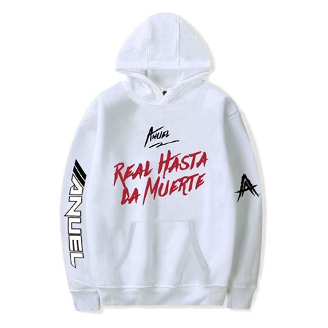 Anuel Aa Real Hasta La Muerte Hoodies Merch 2023 Pop Graphics Print