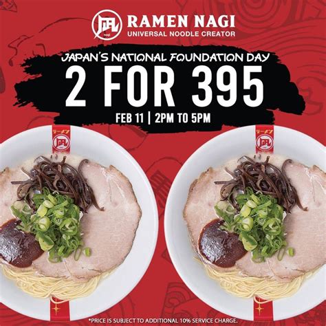 Manila Shopper Ramen Nagi Japan Foundation Day Buy1 Take1 Promo