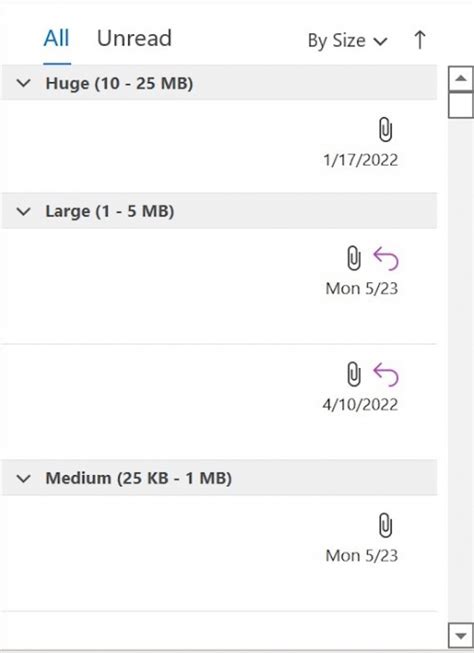 How To Free Up Space By Deleting Large Email Messages In Microsoft Outlook TechRepublic