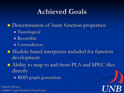 Ppt Determination Of Logic Reversibility In Reduced Ordered Binary