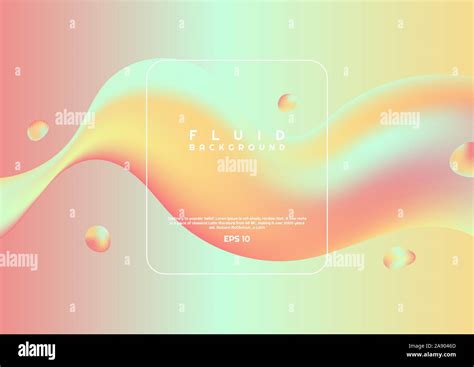 Colorful Fluid Design Wave Element Modern Clean Design With Space For Your Text Vector