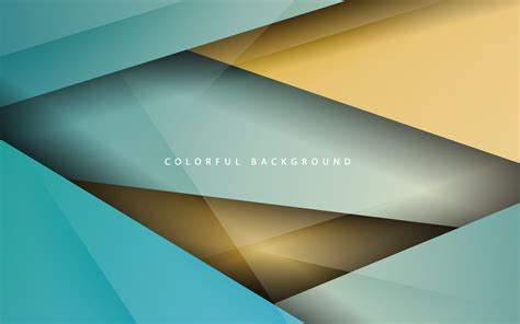 Abstract Green Turqouise Color Overlap Layer Background 7633843 Vector