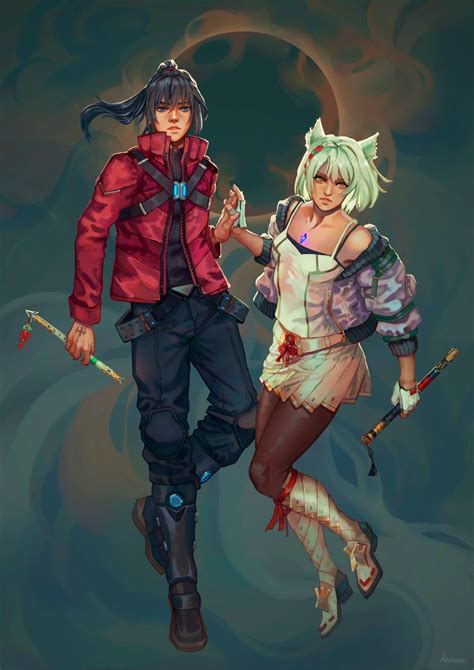 Noah And Mio Xenoblade Chronicles 3 Art Print Etsy