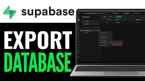 How To Export Supabase Database 2025 Right Way Youtube