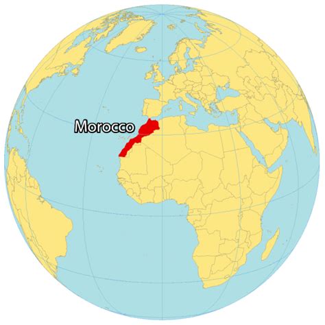 Map Of Morocco Cities And Roads Gis Geography