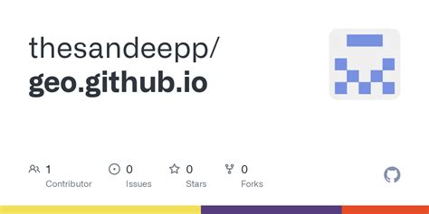 Github Thesandeepp Geo Github Io