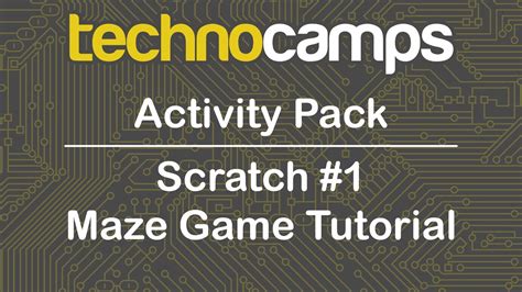 Scratch 1 Maze Game Tutorial Youtube