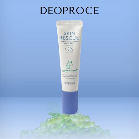 Deoproce Skin Rescue Lightweight Sunscreen 50g | Shopee Philippines
