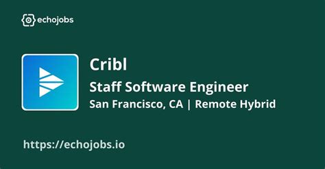 Cribl Is Hiring Staff Software Engineer Ai Platform Usd 200k 300k San Francisco Ca