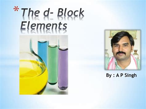 PPT The D Block Elements PowerPoint Presentation Free Download ID 5602561