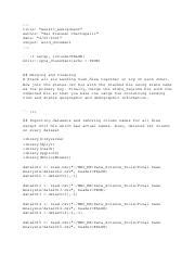 Week13 Assignment Rmd Title Week13 Assignment Author Sai Praveen Chettupalli Date 4 25