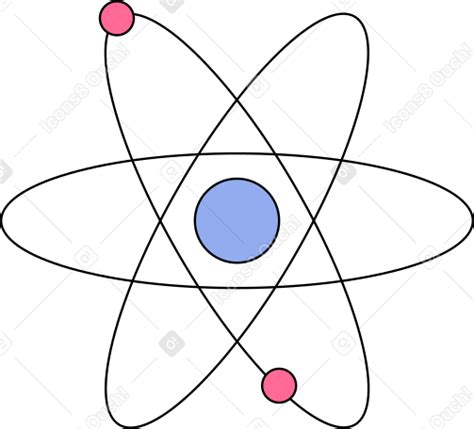 Png 및 Svg의 원자 일러스트