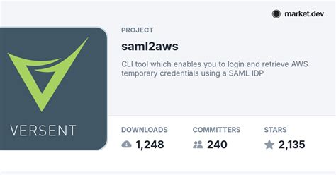 Saml2aws Ecosystem Directory Market Dev