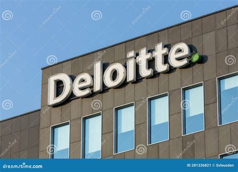 Deloitte Logo Sign Editorial Photo Image Of Signing 281336821