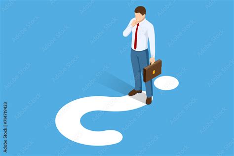 Isometric Question Marks Message Box With Question Chatbot Technology Ai Chat Bot Based On