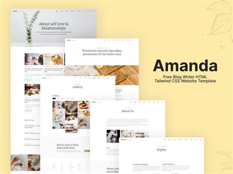 15 Free Tailwind Css Website Templates