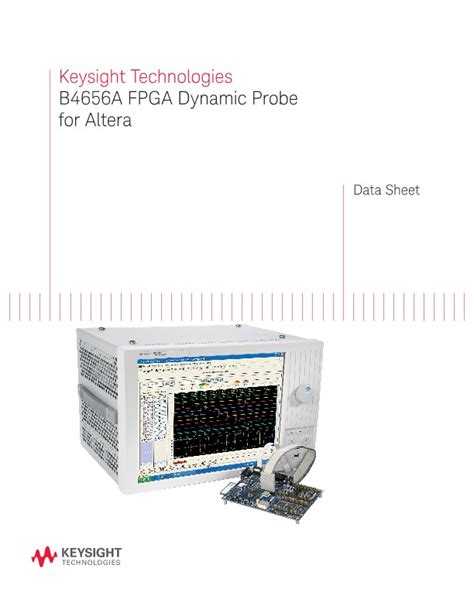 B4656a Fpga Dynamic Probe For Altera Pdf Asset Page Keysight