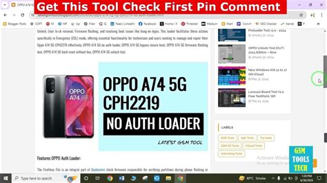 Oppo A74 5g 5g Cph2219 No Auth Loader Frpbypass Without Pc All Oppo Android 13 Unlock Tool