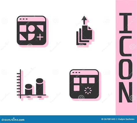 set loading data window different files data analysis and export icon