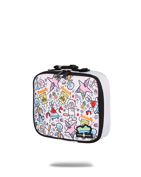 Spongebob Handrawn Character Lunch Box Space Junk