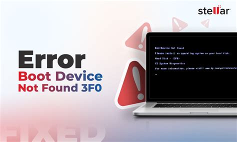 how to fix hard disk 3f0 boot device not found error [2025]