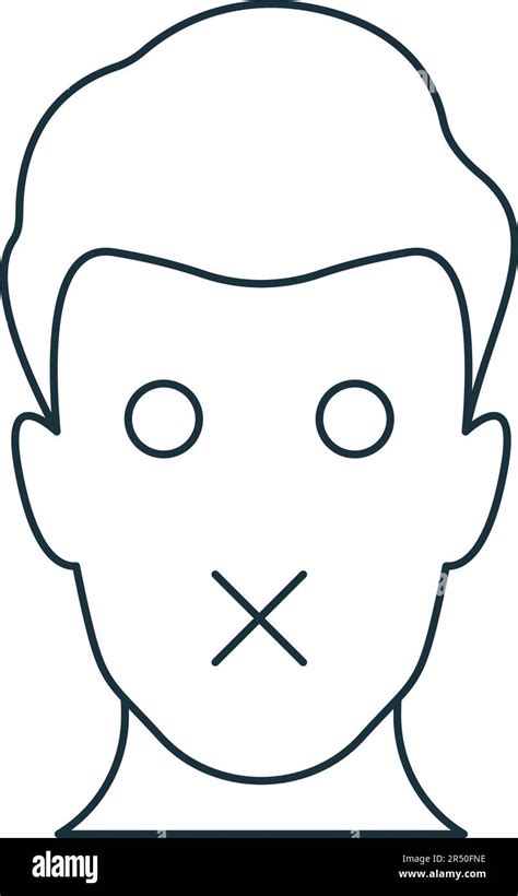 Mute People Icon Monochrome Simple Sign From Freedom Collection Mute Mute People Icon Monochrome Simple Sign From Freedom Collection Mute