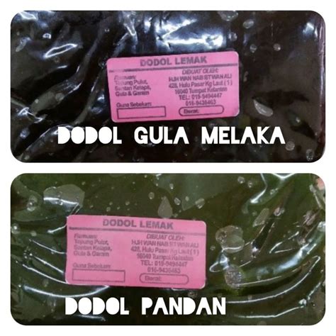 Dodol Lemak Dodol Pandan Dodol Sohor Kelate Shopee Malaysia