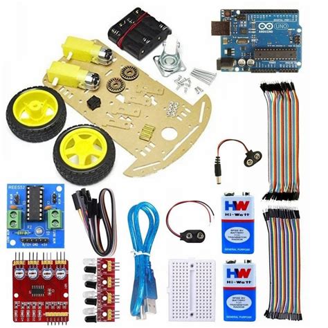Make A Line Follower Robot Using L293d Motor Driver Module Interfacing Make A Line Follower Robot Using L293d Motor Driver Module Interfacing