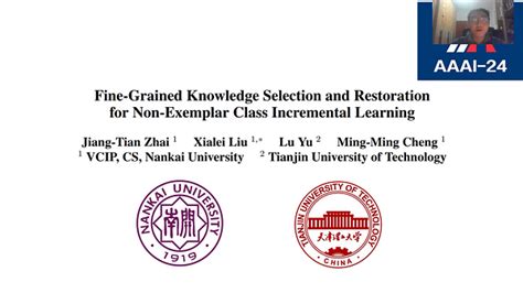 underline fine grained knowledge selection and restoration for non exemplar class incremental