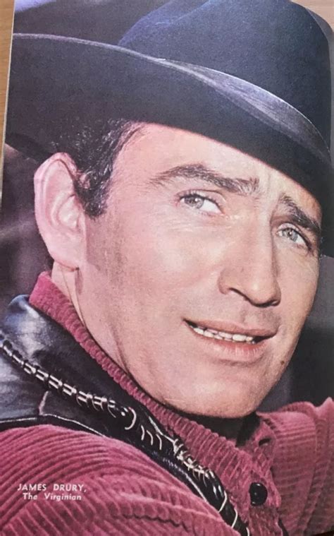 James Drury The Virginian From An Australian Tv Mag James Drury