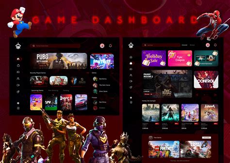 Game Dashboard Ui Behance