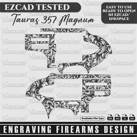 Engraving Firearms Tauras 357 Magnum Filigree Scroll Design Inspire Uplift