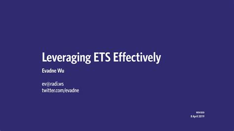 How To Avoid The Performance Impact Of Large Ets Based Queries