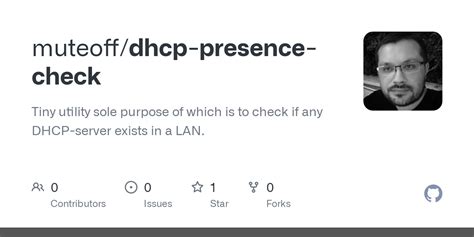 Github Muteoffdhcp Presence Check Tiny Utility Sole Purpose Of Which Is To Check If Any Dhcp