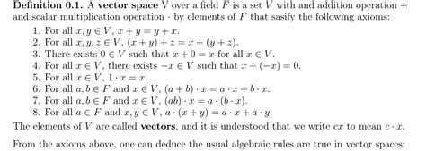 solved problem 4 let v be a vector space over r prove that