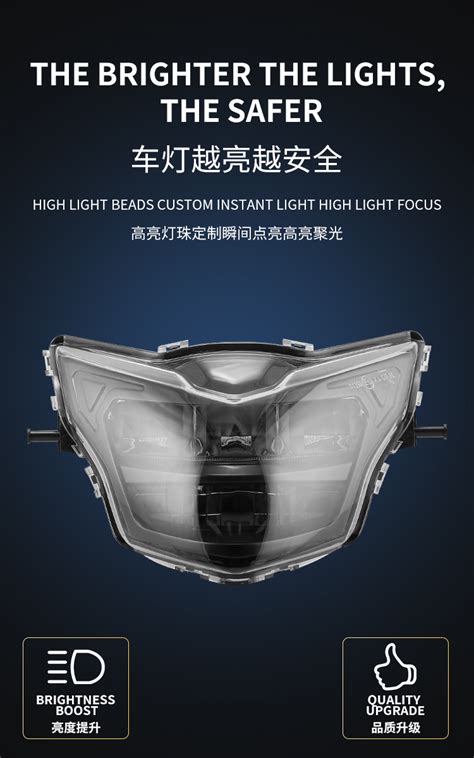 Head Lamp Lc135 Lc V1 V2 V3 V4 V5 V6 V7 Led Lampu Depan Head Lamp Super Lampu Terang Head Light