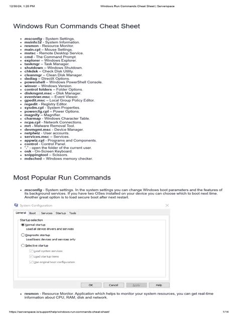 Windows Run Commands Cheat Sheet Pdf Microsoft Windows Group Policy
