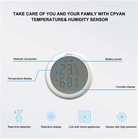 Buy Wholesale China Home Safety New Wifi Temperature Sensor Humidity Sensor Iot Tuya Use Zigbee