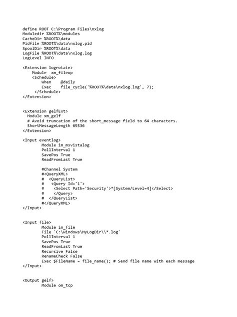 Nxlog Pdf