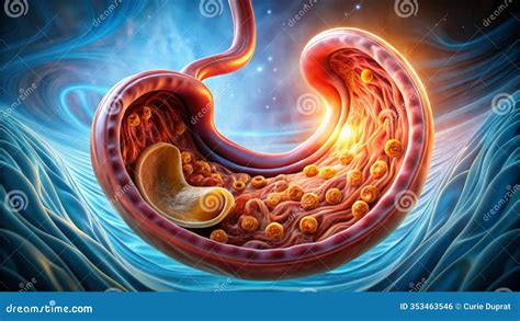 3d Animation Of Stomach Digestion Visualizing Internal Anatomy And