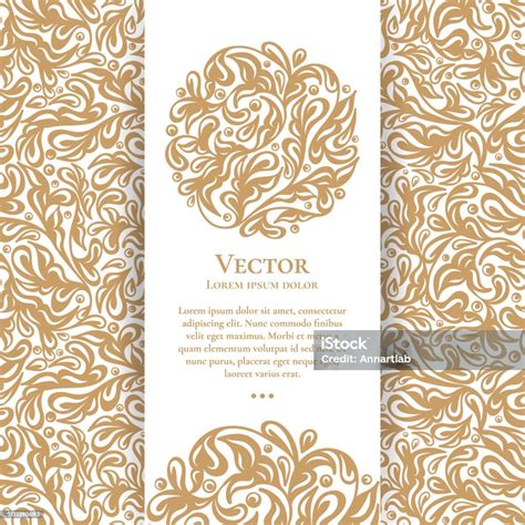 골드와 화이트 빈티지 인사말 카드입니다 고급 벡터 장식 템플릿입니다 초대장 전단지 메뉴 브로셔 엽서 배경 배경 화면 장식 포장 또는 원하는 아이디어에 좋습니다 0명에 대한