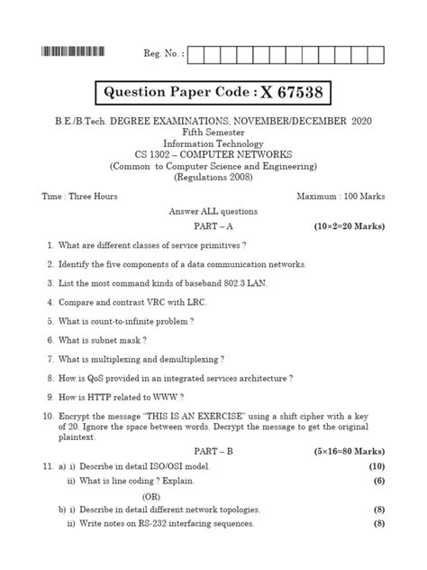 cse nd 2020 cs 1302 computer networks 640787248 x67538 cs1302 pdf computer network