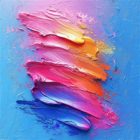 Premium Photo Abstract Colorful Brush Splatter Texture Background