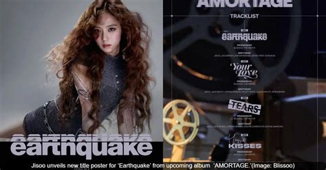 BLACKPINK's Jisoo Reveals Stunning New Title Poster For 'Earthquake ...