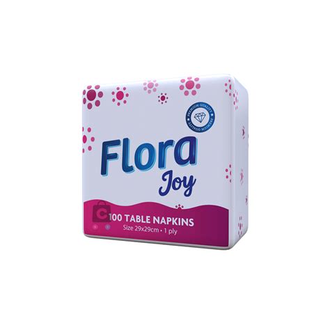 Flora Joy Tissue Table Napkin 1ply Chopbox