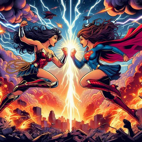 Wonder Woman Vs Supergirl 3 By Lepantzeus On Deviantart